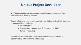 W2E Corporate Brochure | PPT