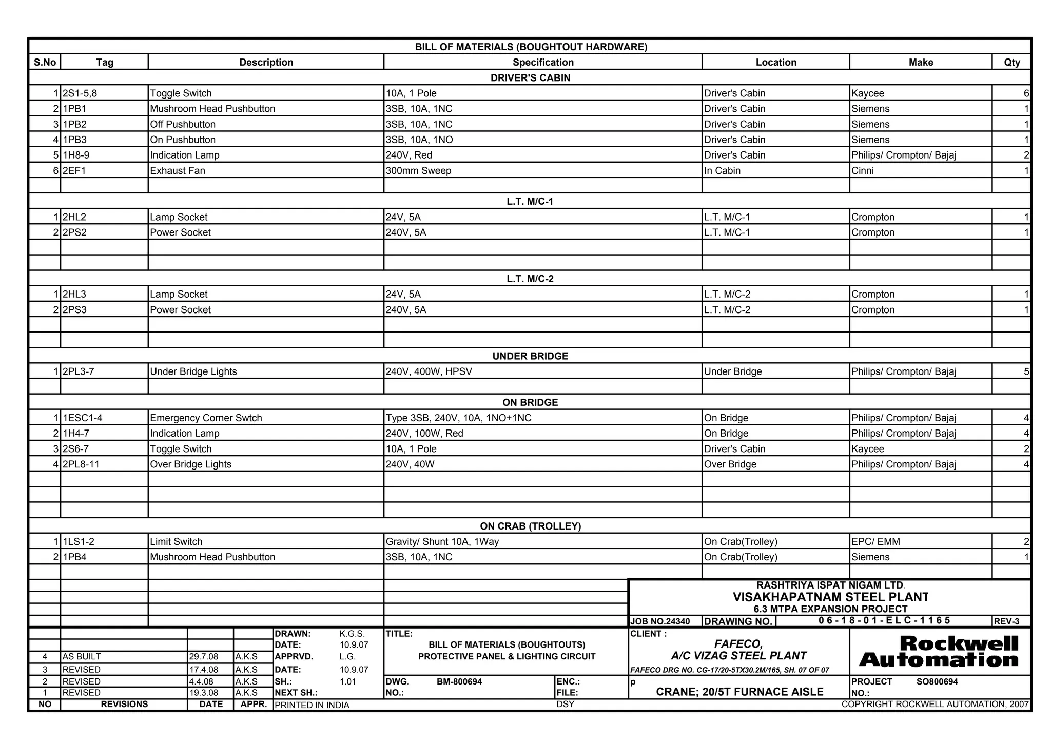 Crane drawing swl 20/5 ton used for hoisting application in rolling ...