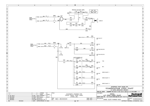 Crane drawing swl 20/5 ton used for hoisting application in rolling ...