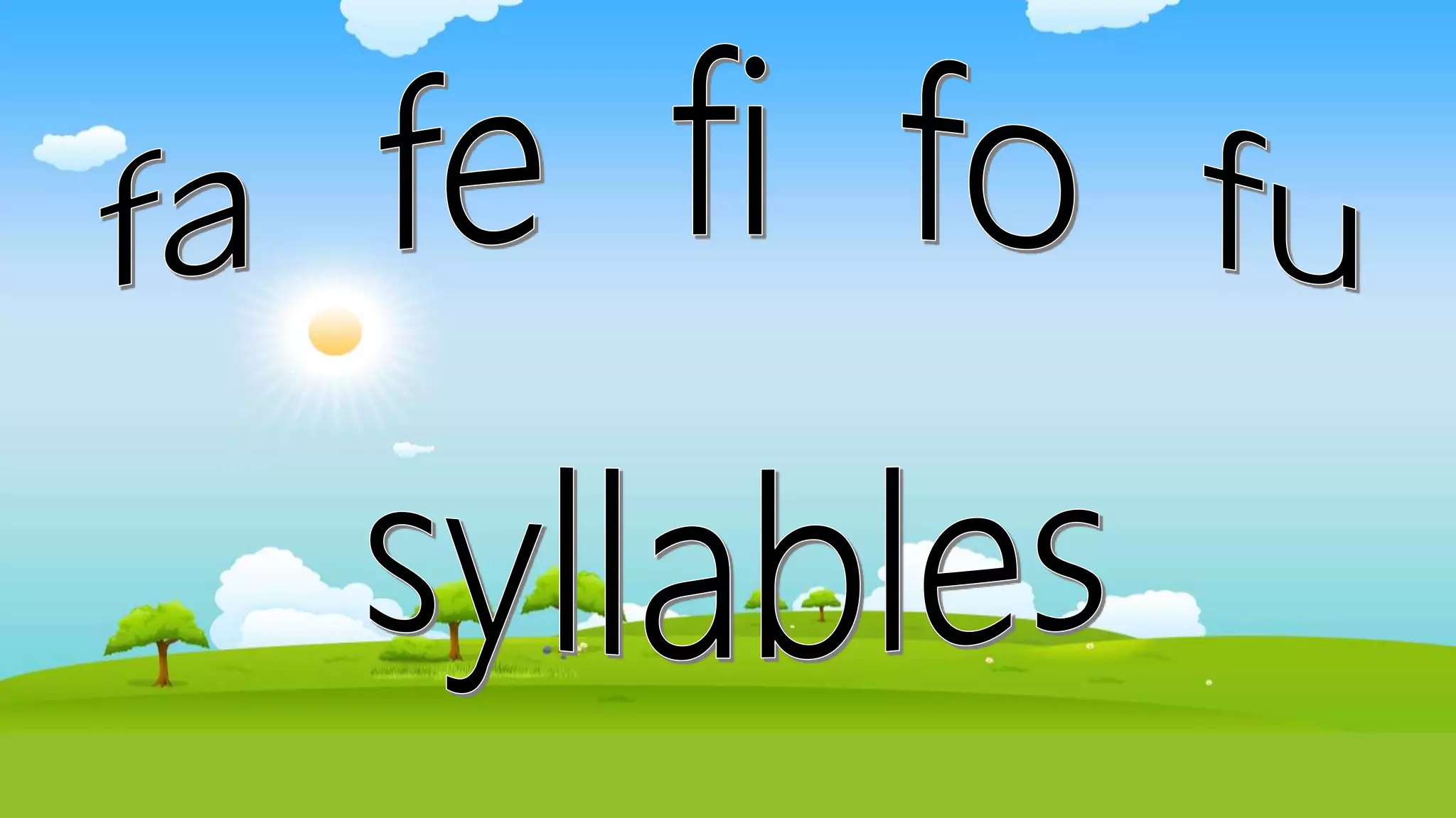 fa fe fi fo fu syllables | PPTX