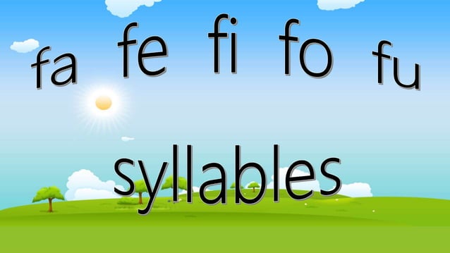 fa fe fi fo fu syllables | PPTX