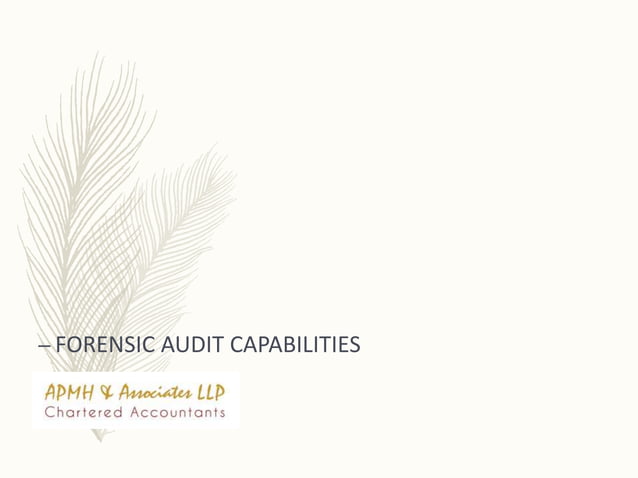 Forensic Auditing | PPT