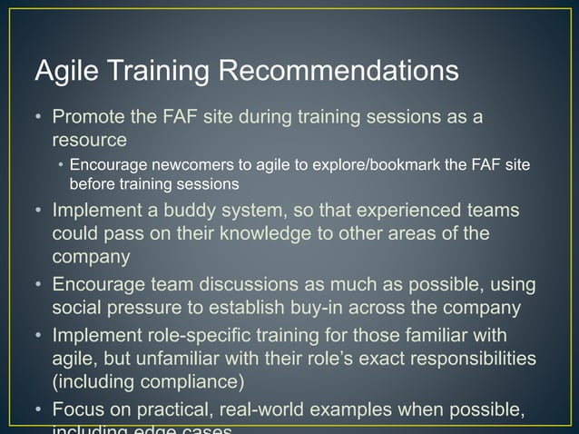 Ford Agile Framework | PPT