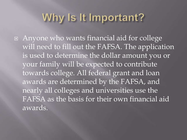 Everything You Need to Know About FAFSA | PPT