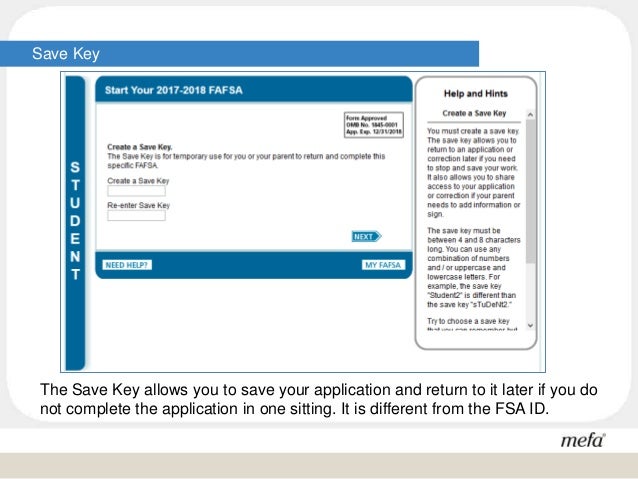 Understanding the FAFSA Understanding the FAFSA
