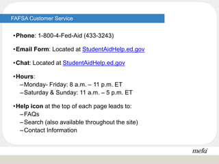 FAFSA Step-by-Step Slideshare | PPTX