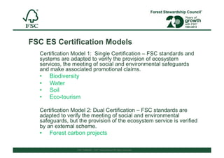 ForCES – Forest Certification for Ecosystem Services - A groundbreaking ...