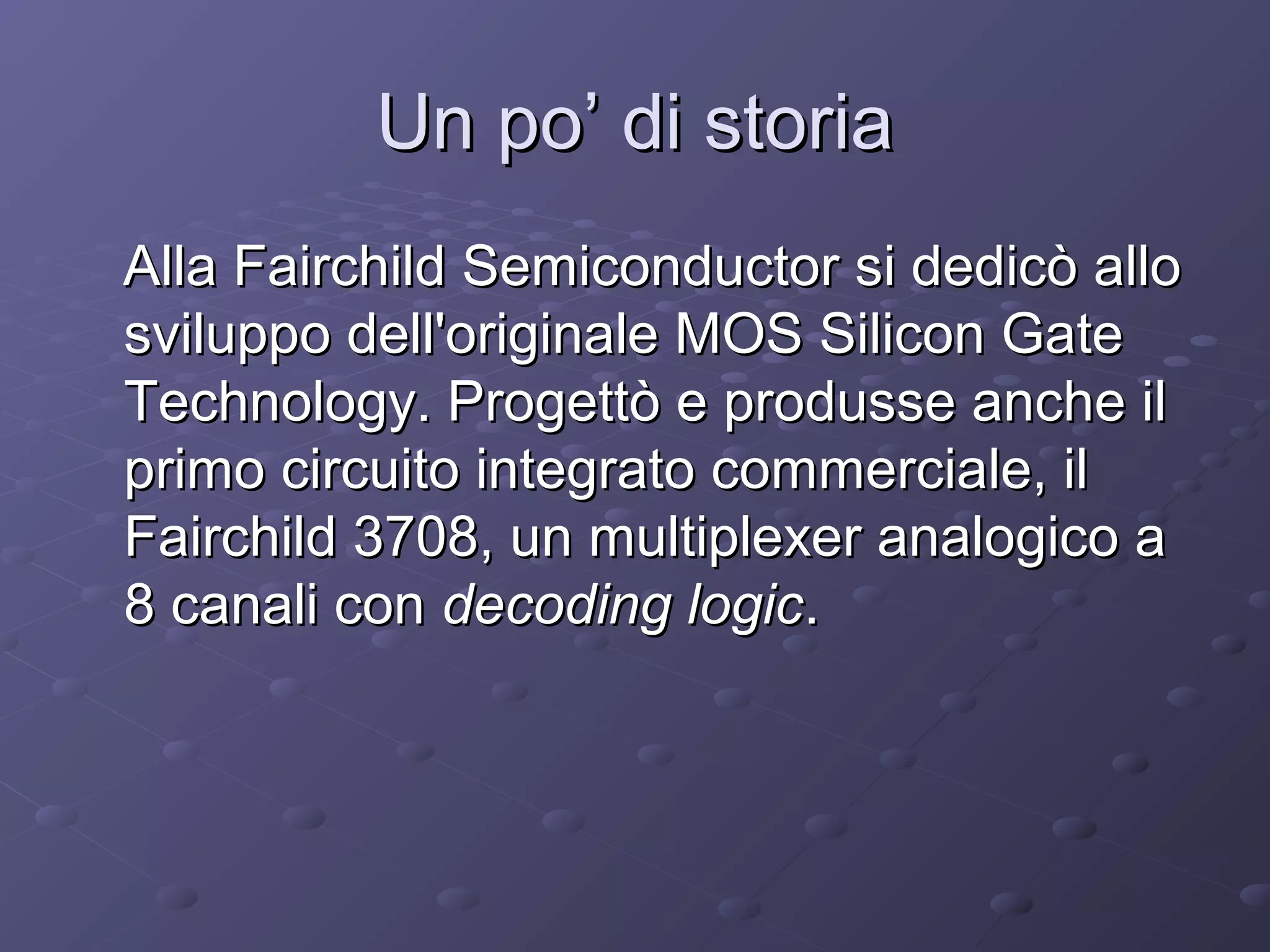 Faggin Federico | PPT | Computing | Technology & Computing
