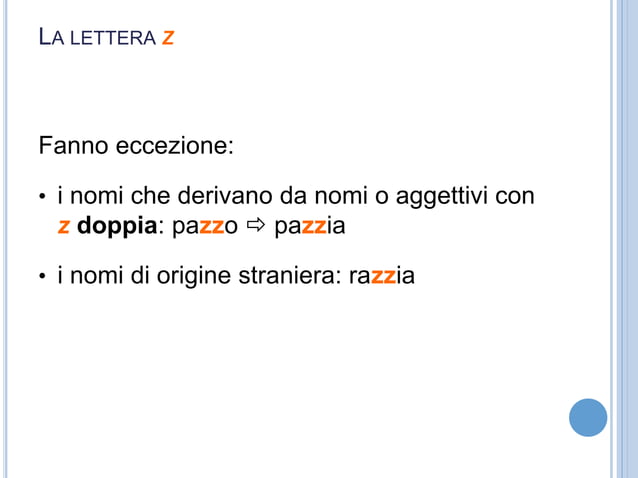 L'ortografia - le consonanti doppie | PPT