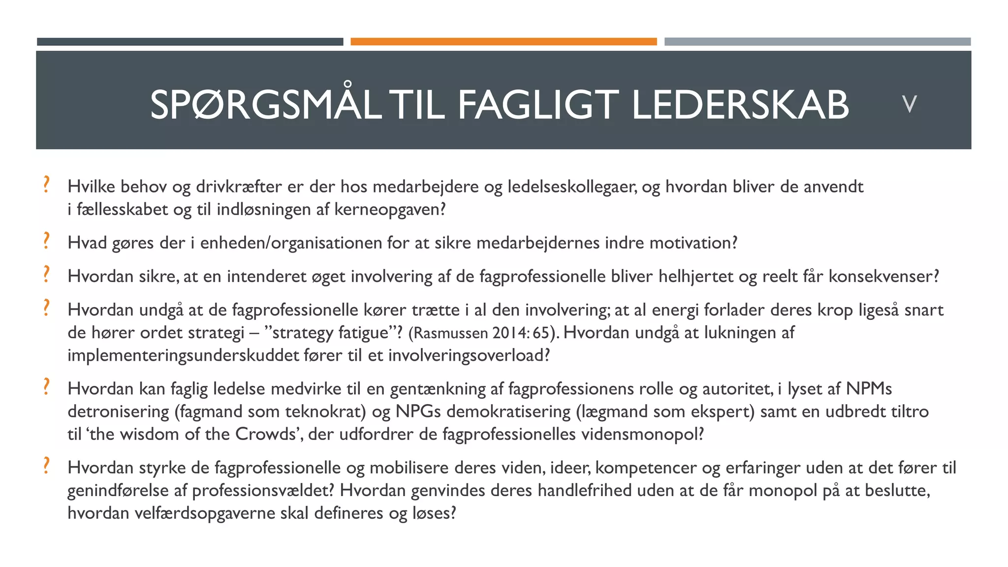 Faglig ledelse | PDF