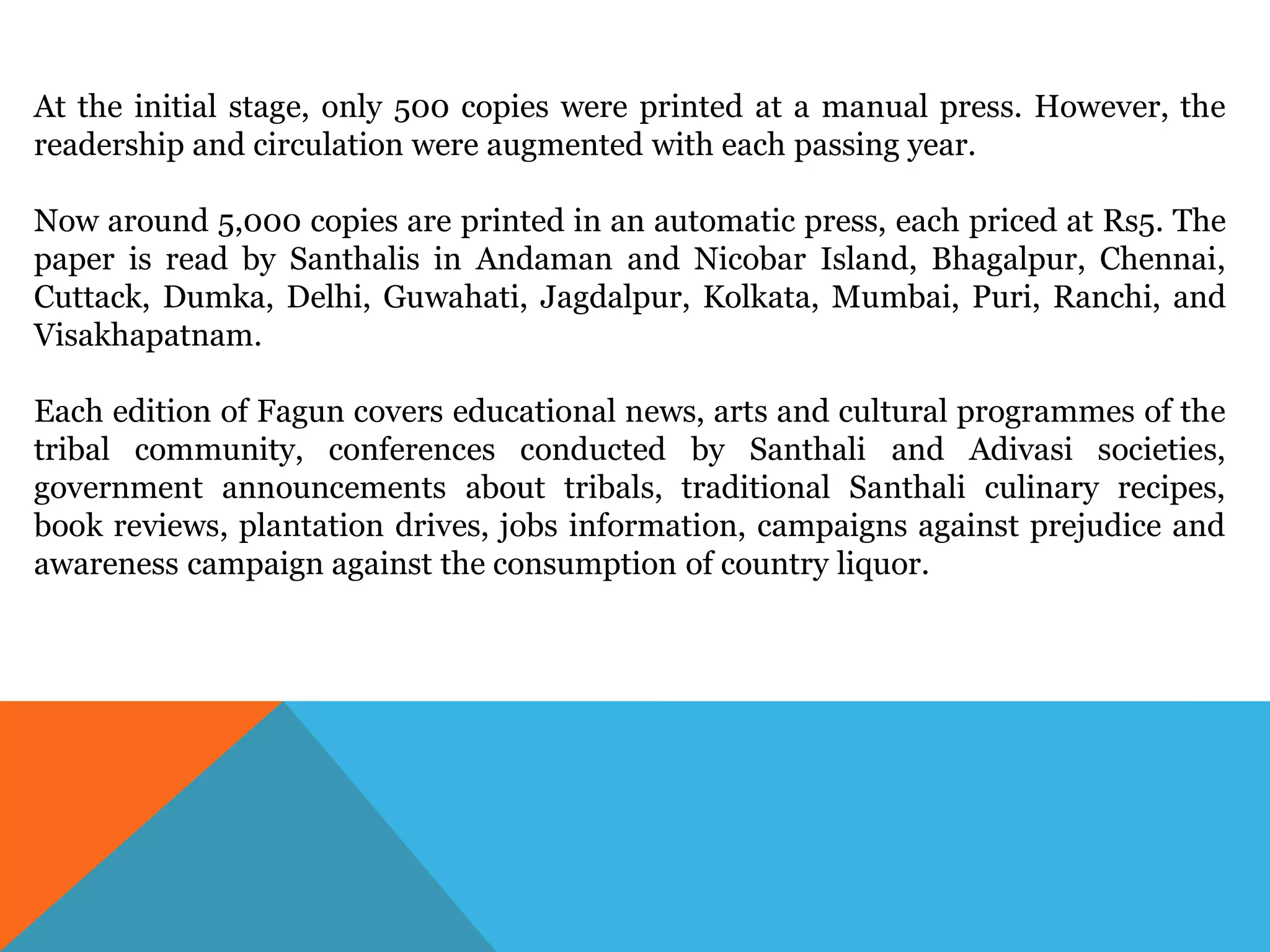 Fagun: India’s only Santhali newspaper giving a fresh lease of life to ...