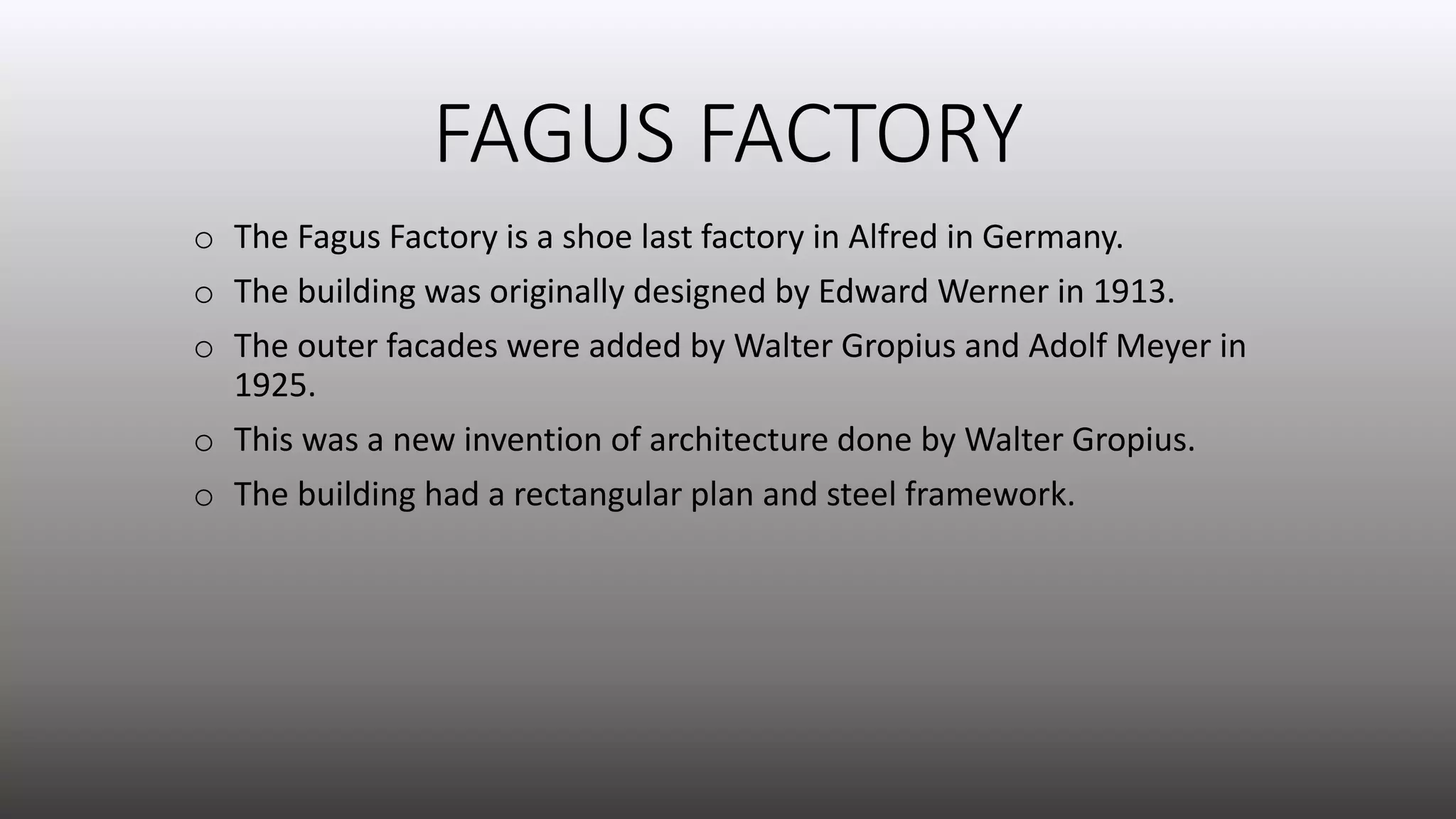 Fagus factory | PPTX