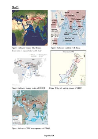 CPEC: OBOR (One Belt One Road) | DOCX | Asia Travel | Travel Locations