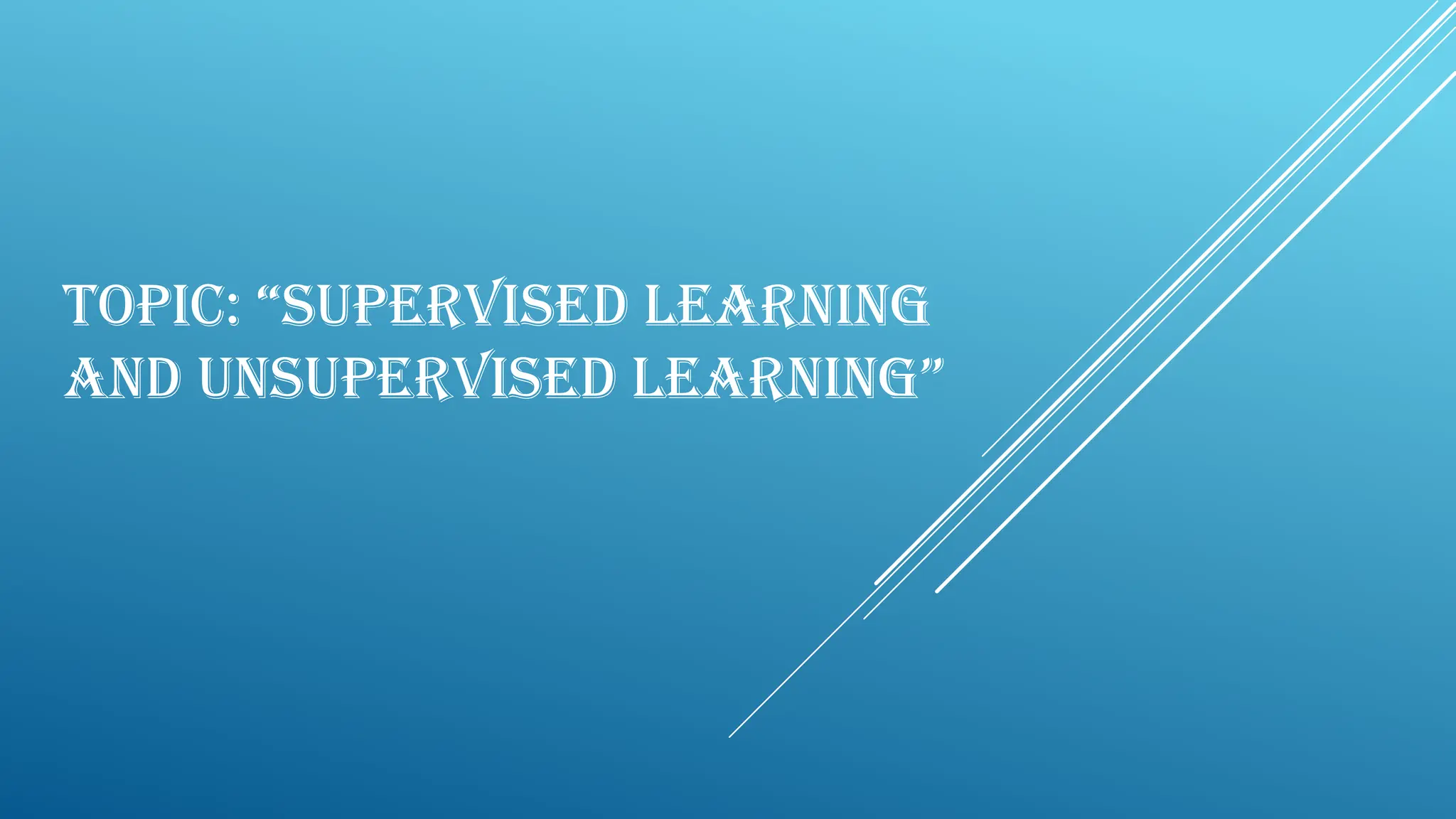 Supervised And Unsupervised Machine Learning Types Of Machine Learning Ppt