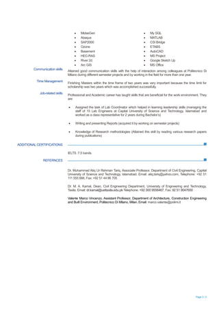 Fahad seemab Research Curriculum Vitae | PDF