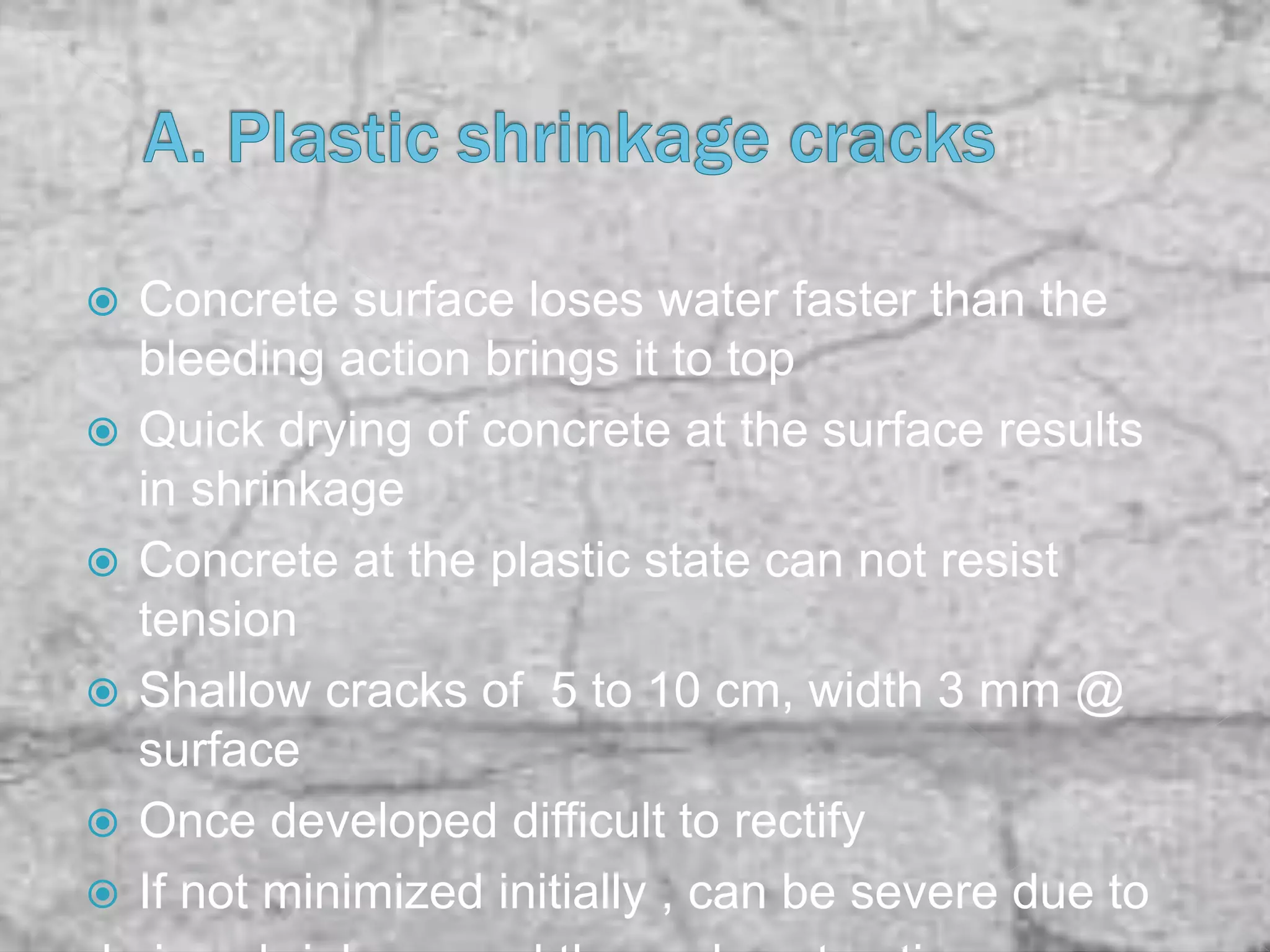 Fahad types and causes of cracks in concrete structures | PPTX