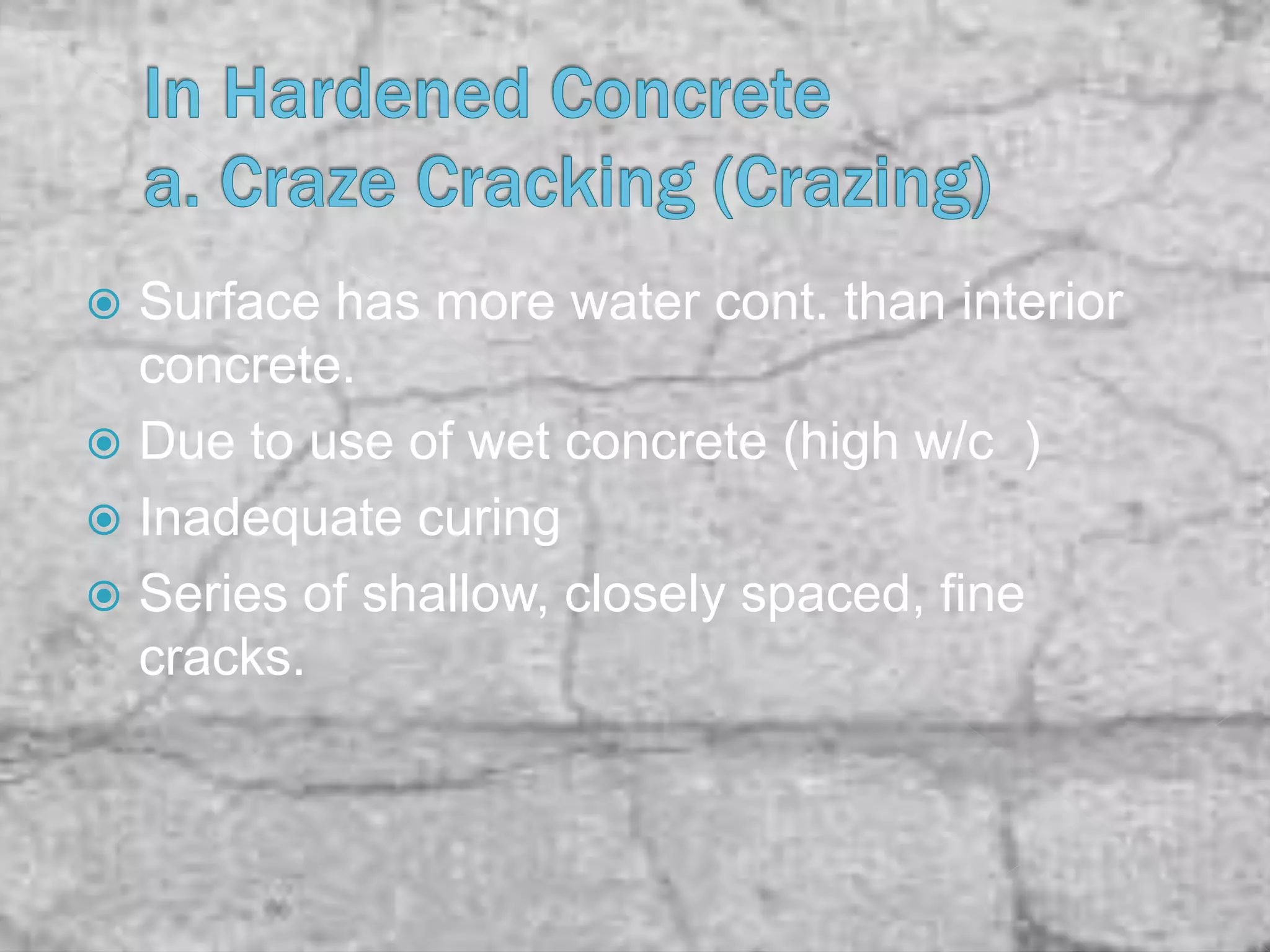 Fahad types and causes of cracks in concrete structures | PPTX