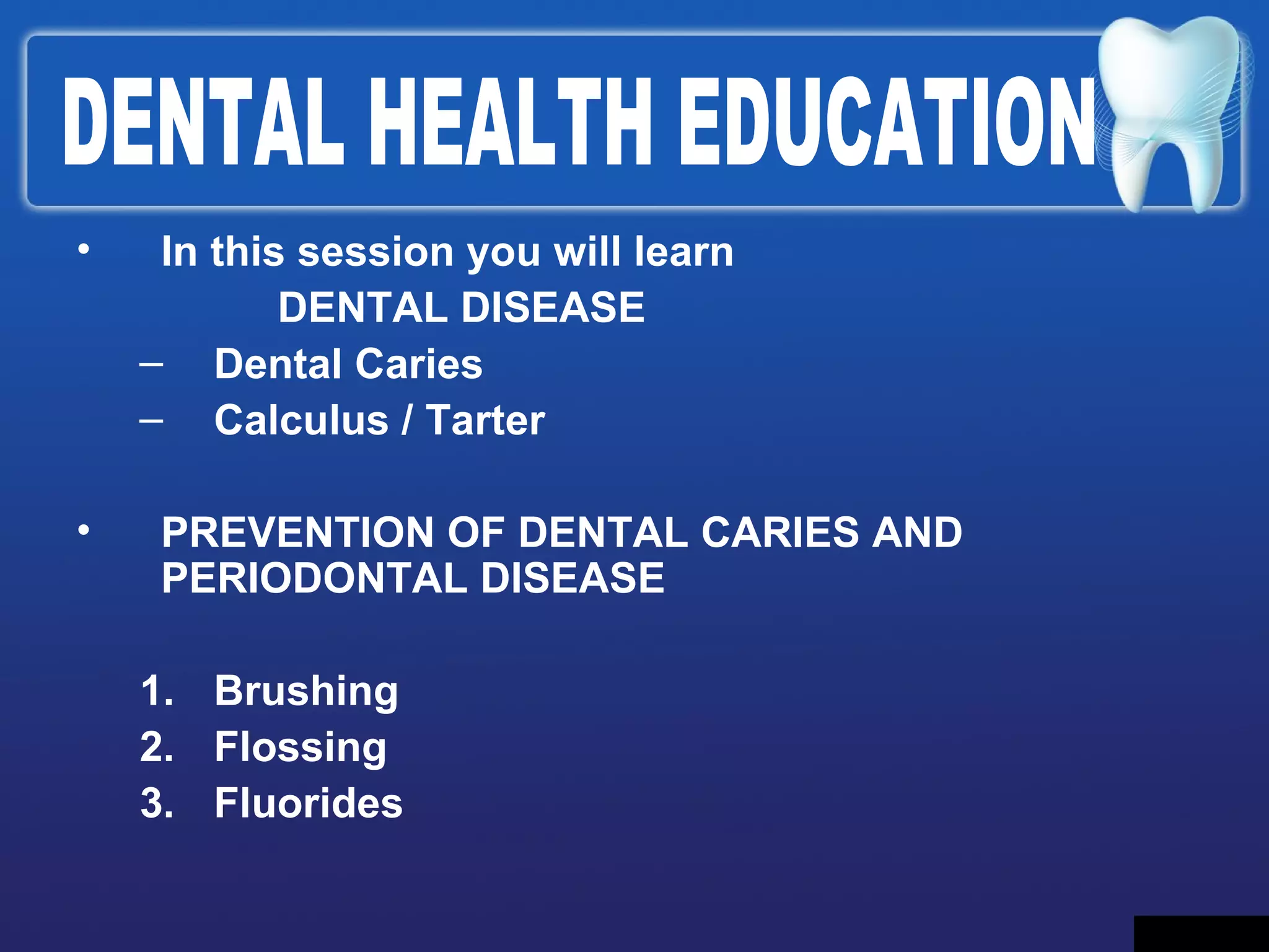 Dental Health Education | PPT
