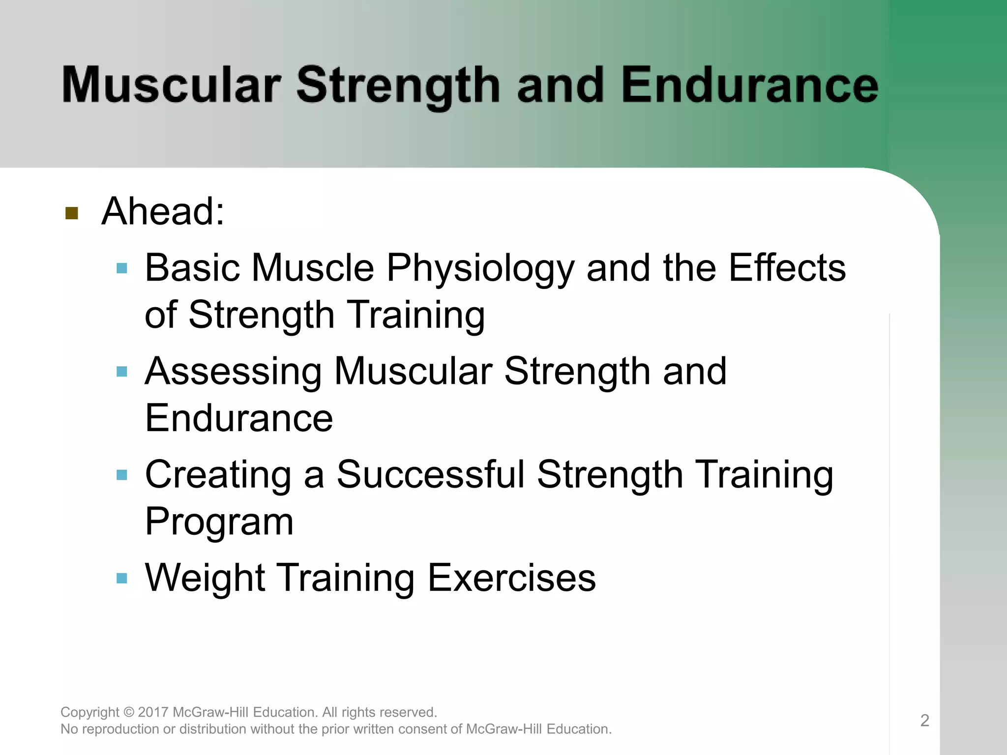 FW190 Muscular Strength and Endurance | PPTX