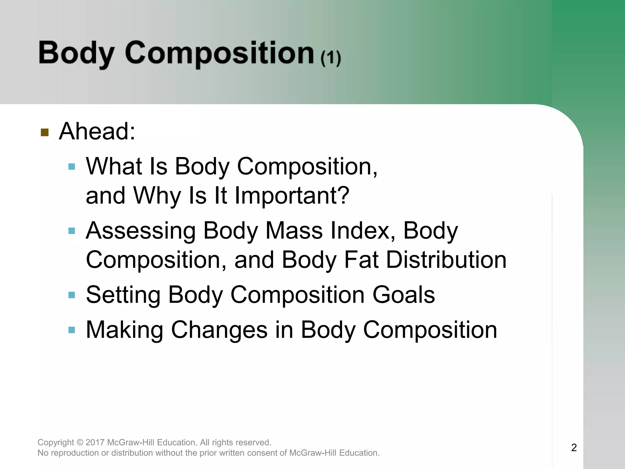 FW190 Body Composition | PPTX