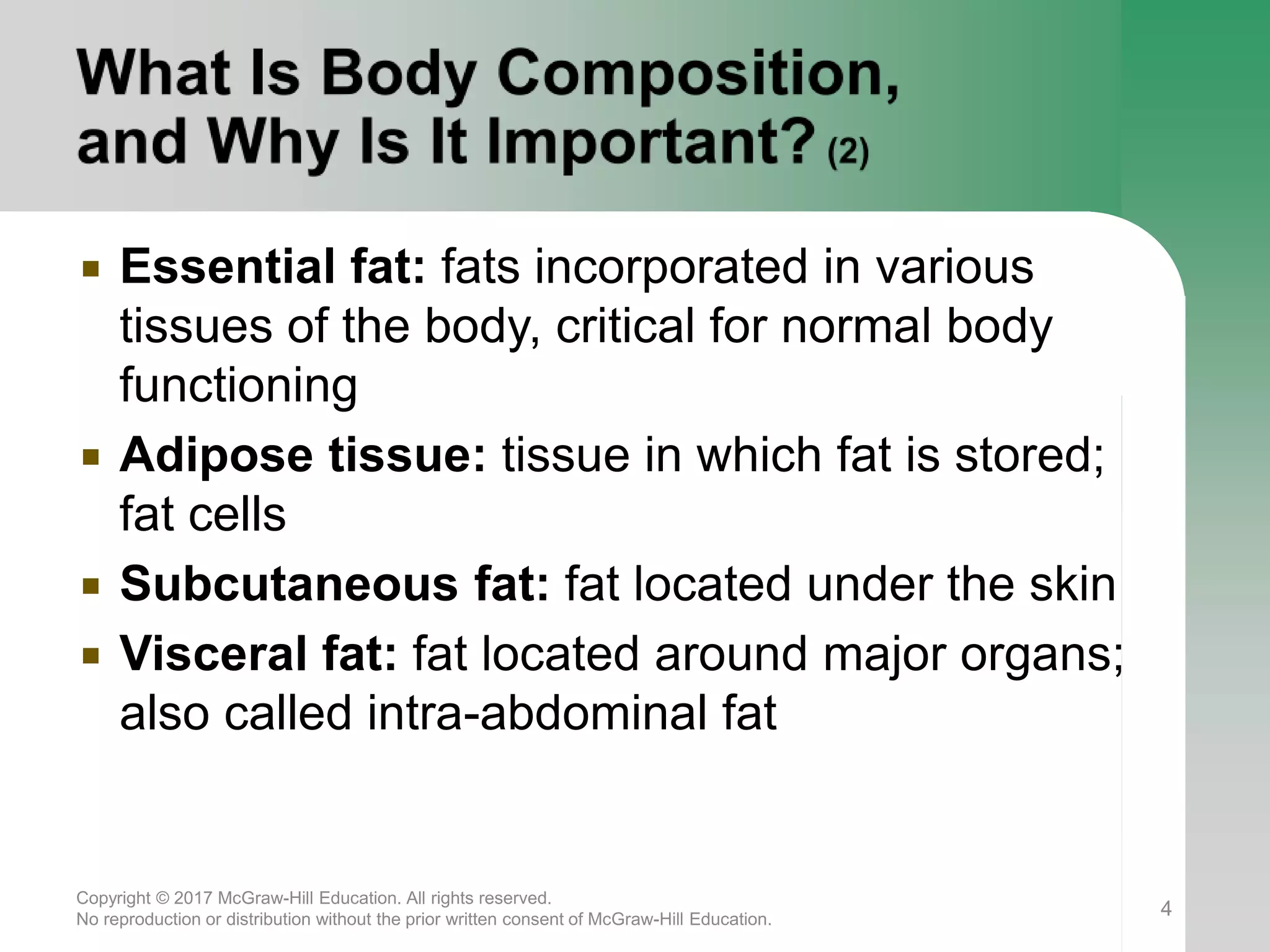 FW190 Body Composition | PPTX