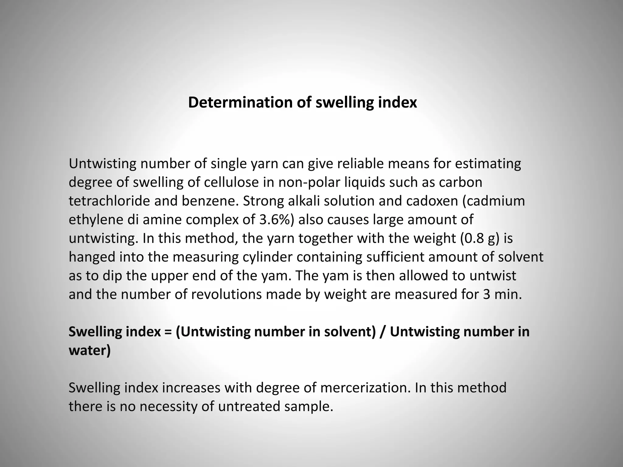 Presentation on Textile Mercerizing | PPTX
