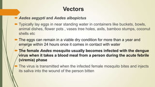 management and prevention of Dengue according to guideline ...