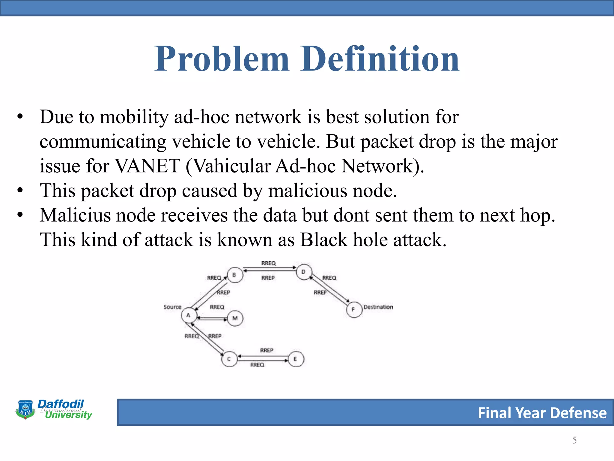 Performance Vehicular Ad Hoc Network Vanet Pptx Computer Networking Computing