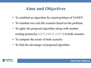PERFORMANCE VEHICULAR AD-HOC NETWORK (VANET) | PPTX | Computer Networking | Computing