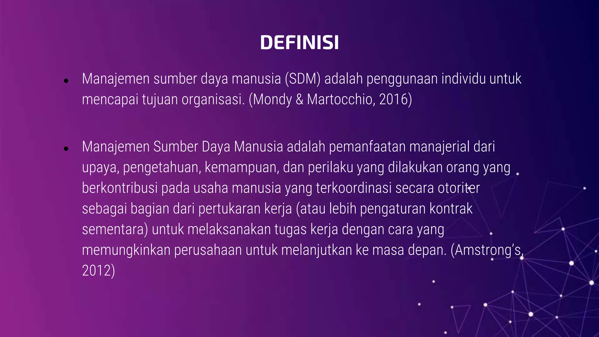 Manajemen Sumber Daya Manusia (MSDM) | PPTX