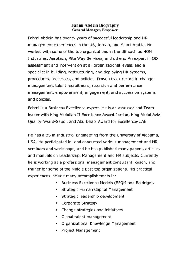 Fahmi Abdein Bio 5 10 | PDF