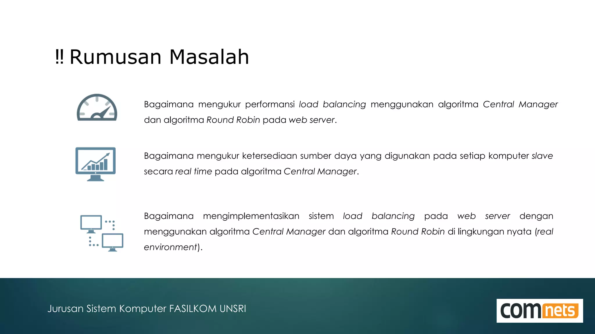 Perancangan Sistem Load Balancing Pada Web Server Dengan Algoritma ...
