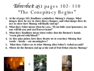 Fahrenheit 451 Part Ii Questions 97 2003 | PPT