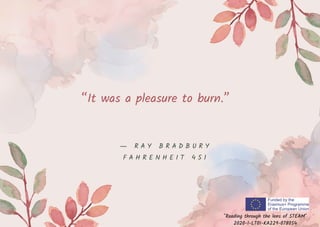 Fahrenheit 451 Quotes It Was A Pleasure To Burn