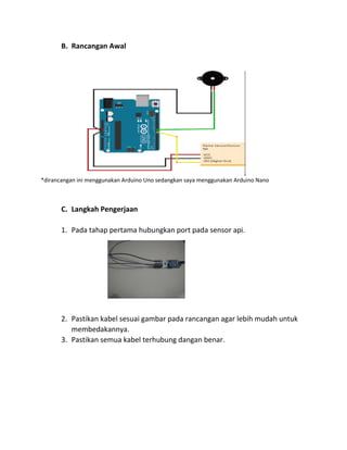 Tugas Akhir "Mendeteksi Api menggunakan IoT" | PDF