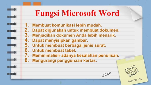 Pengenalan Aplikasi Pengolah Kata (WORD) | PPTX