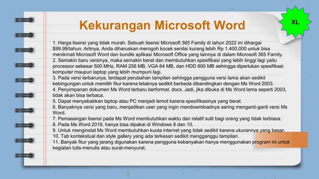 Pengenalan Aplikasi Pengolah Kata (WORD) | PPTX