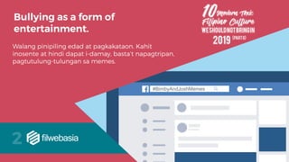 10 Modern Toxic Filipino Culture We Should Not Bring in 2019 (Part II ...