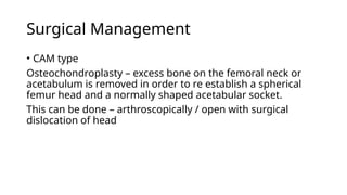 FAI - Femoroacetabular Impingement .pptx