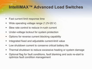 IntelliMAX™ Advanced Load Management Switches | PPT
