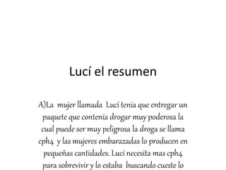 resumen de lucy | PPTX