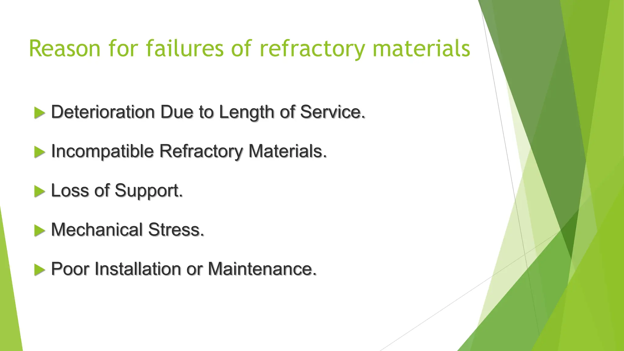 Presentation on refractory materials used in engineering | PDF