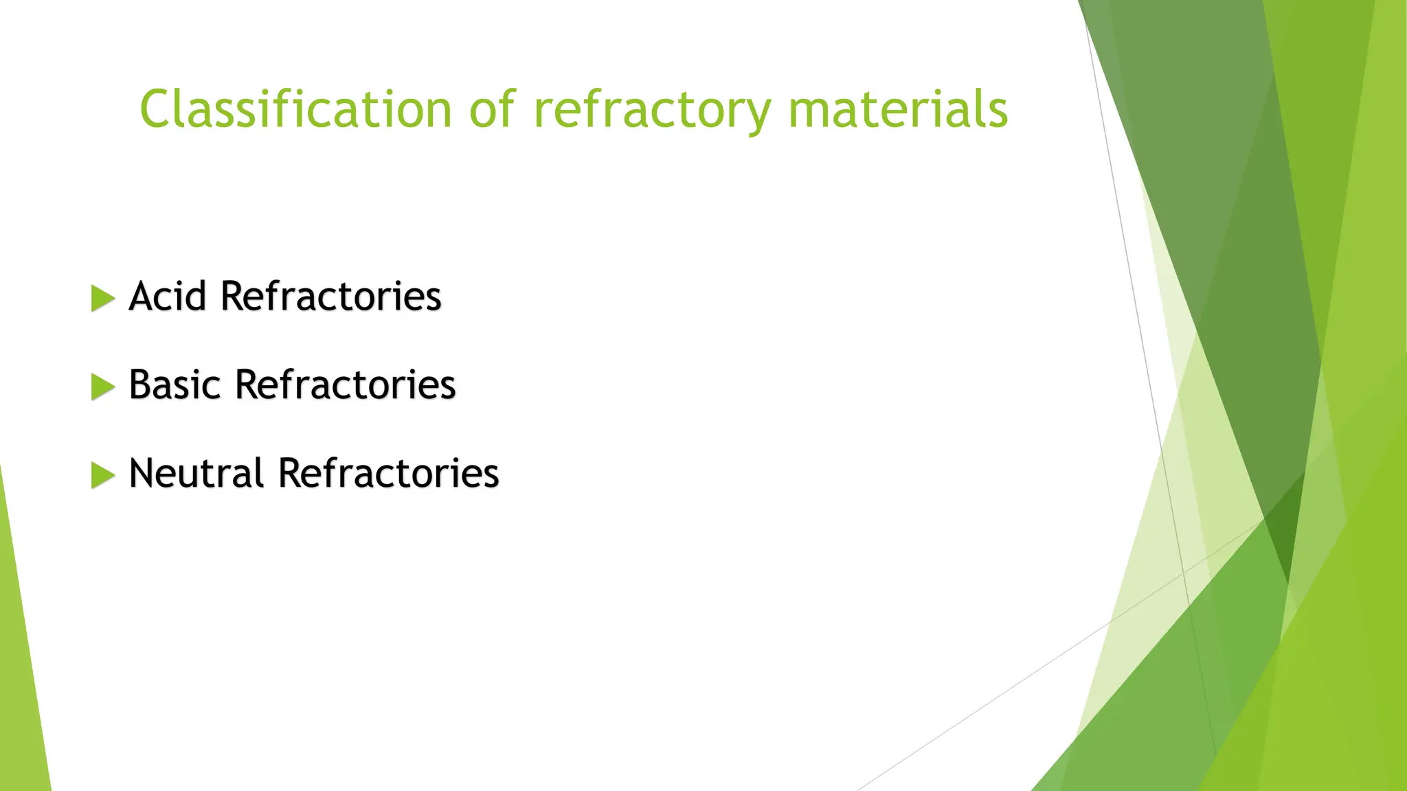 Presentation on refractory materials used in engineering | PDF