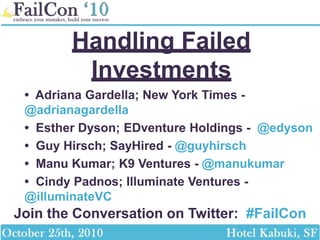 FailCon slides | PPT