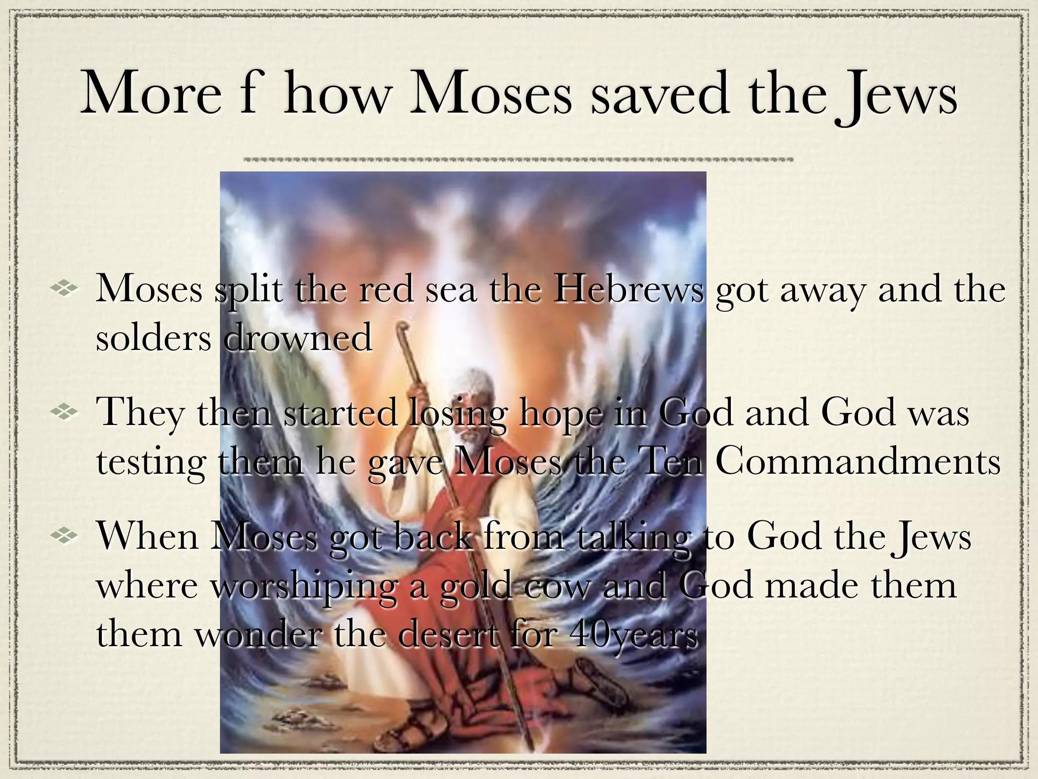 The Four Great Hebrew Leaders | KEY