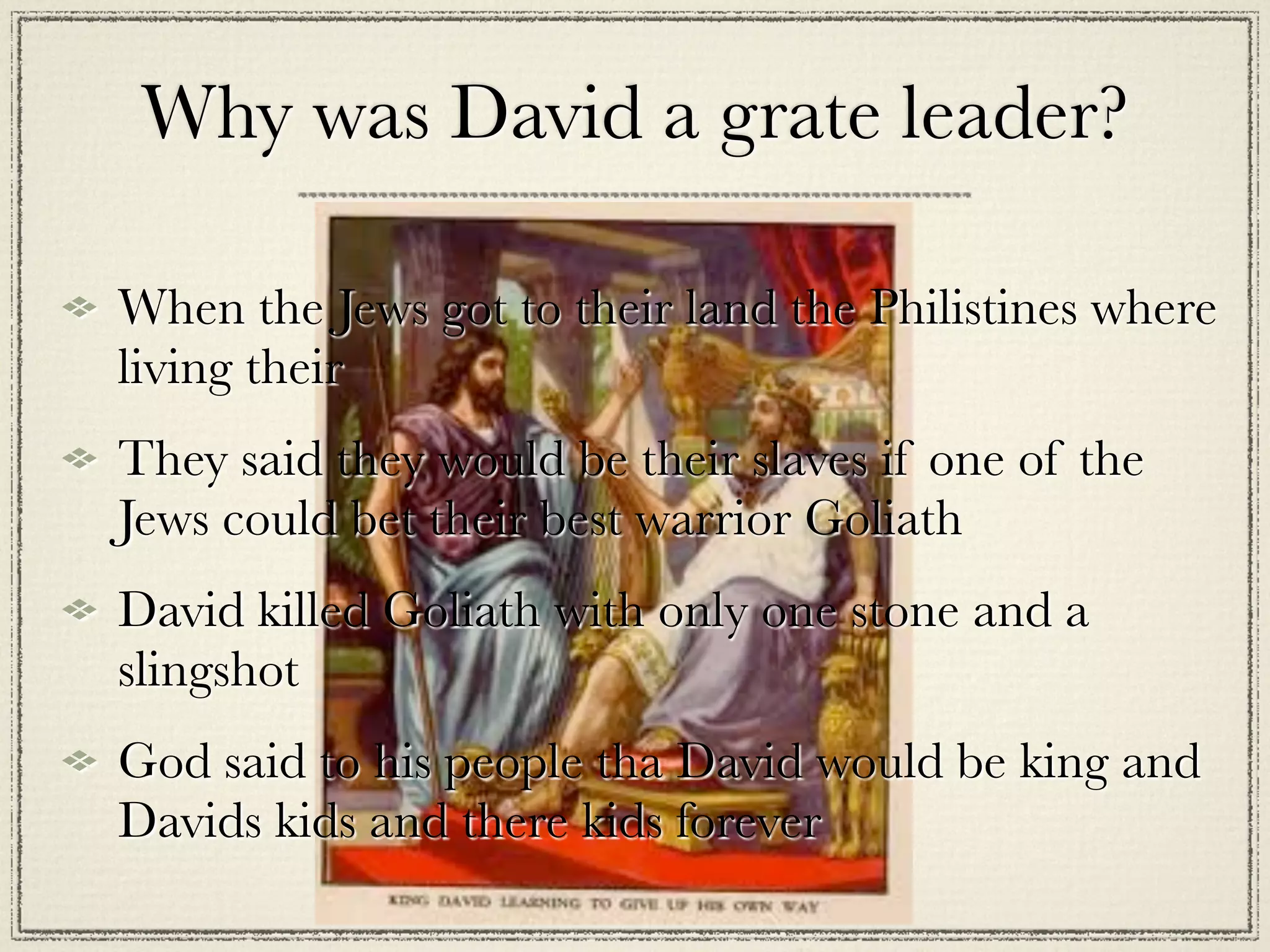 The Four Great Hebrew Leaders | KEY
