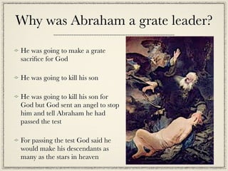 The Four Great Hebrew Leaders | KEY