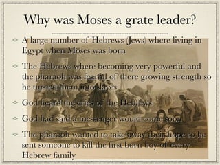 The Four Great Hebrew Leaders | PPT