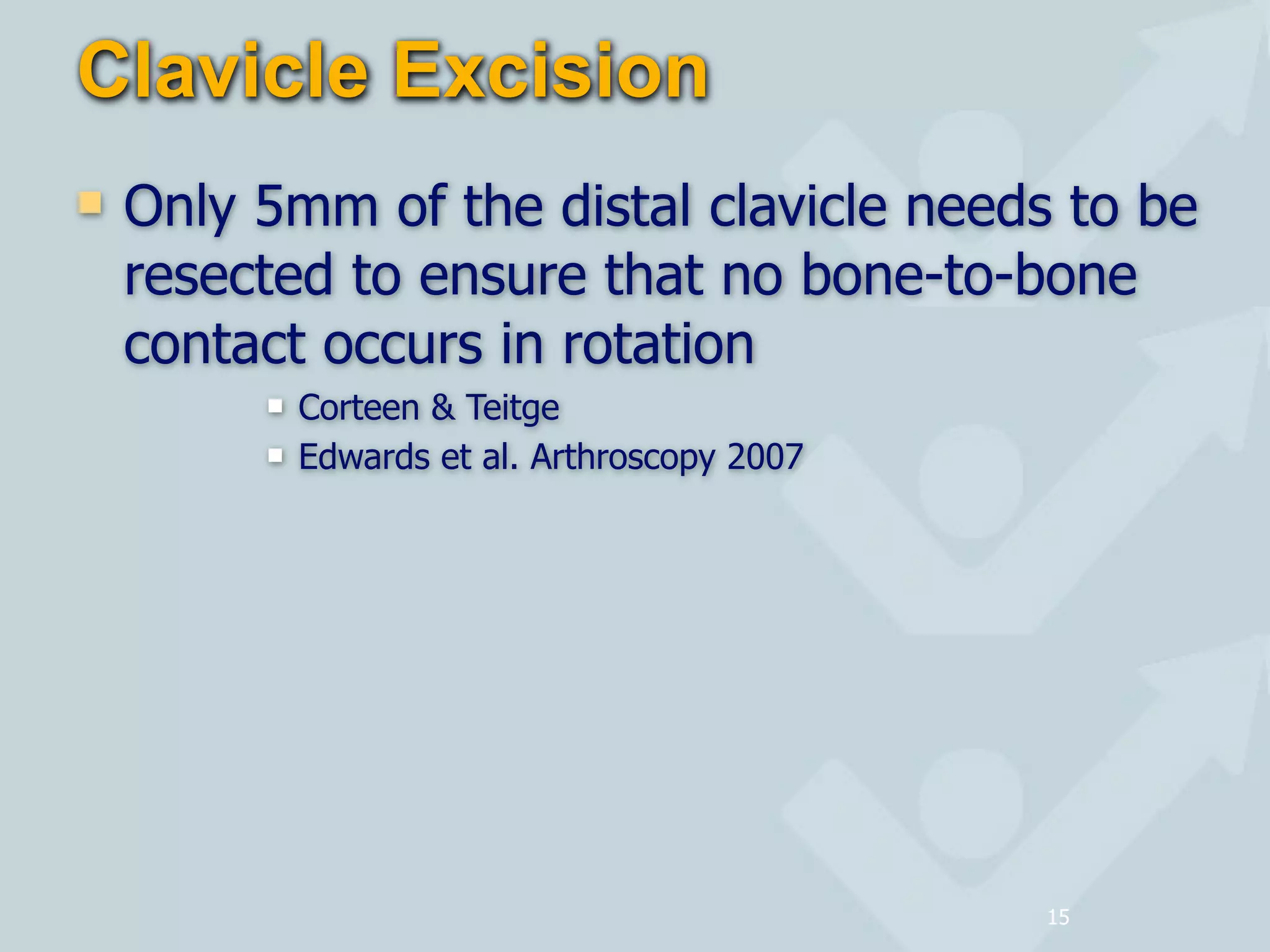 Failed acj excision | KEY