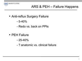 Failed Fundoplication Surgery | PPT